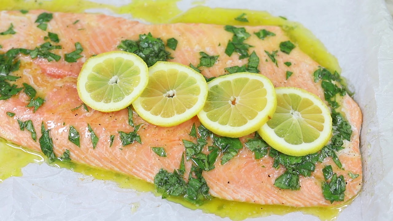 Lemon Basil Salmon - YouTube