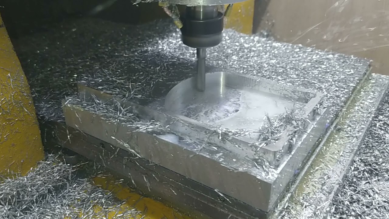 DIY epoxy cnc - YouTube