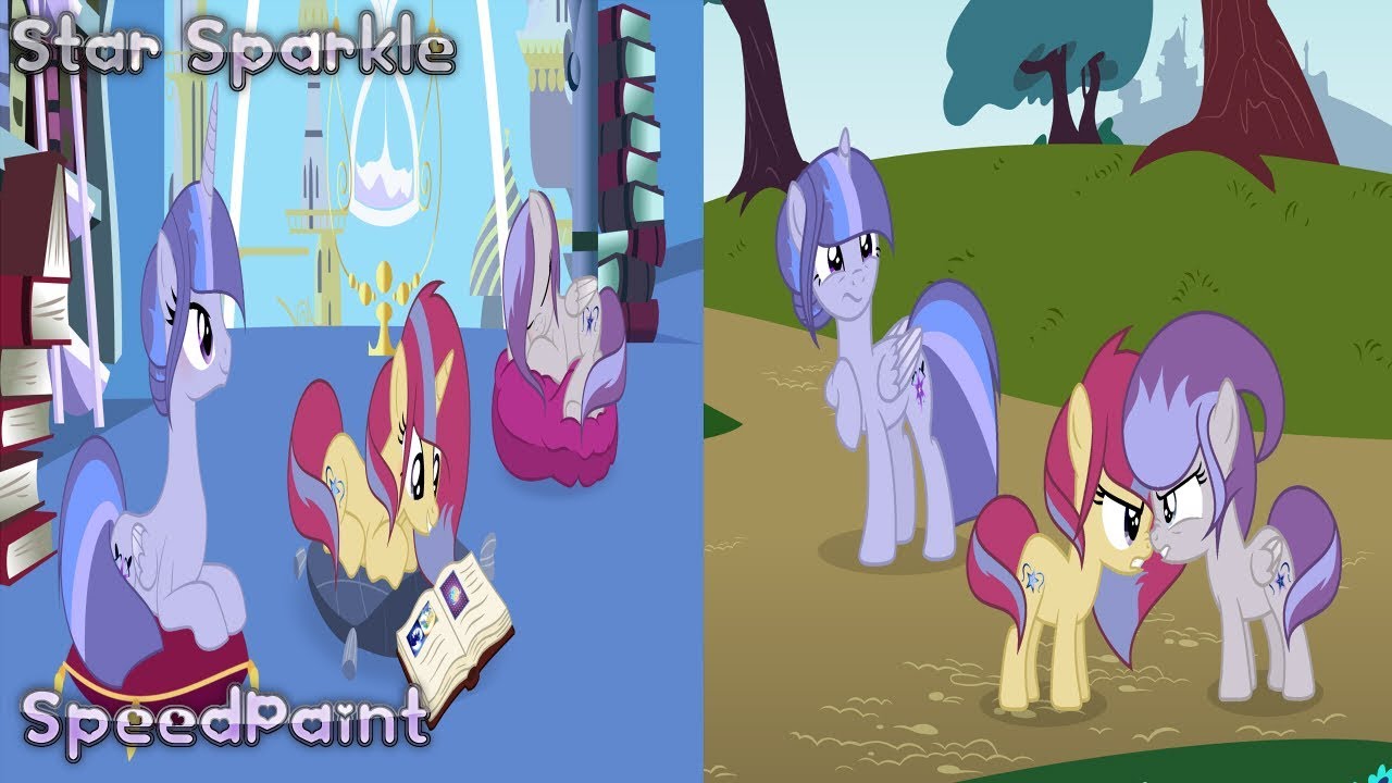 【MLP SPEEDPAINT】My Twins (Next Gen) (Base Edit) - YouTube