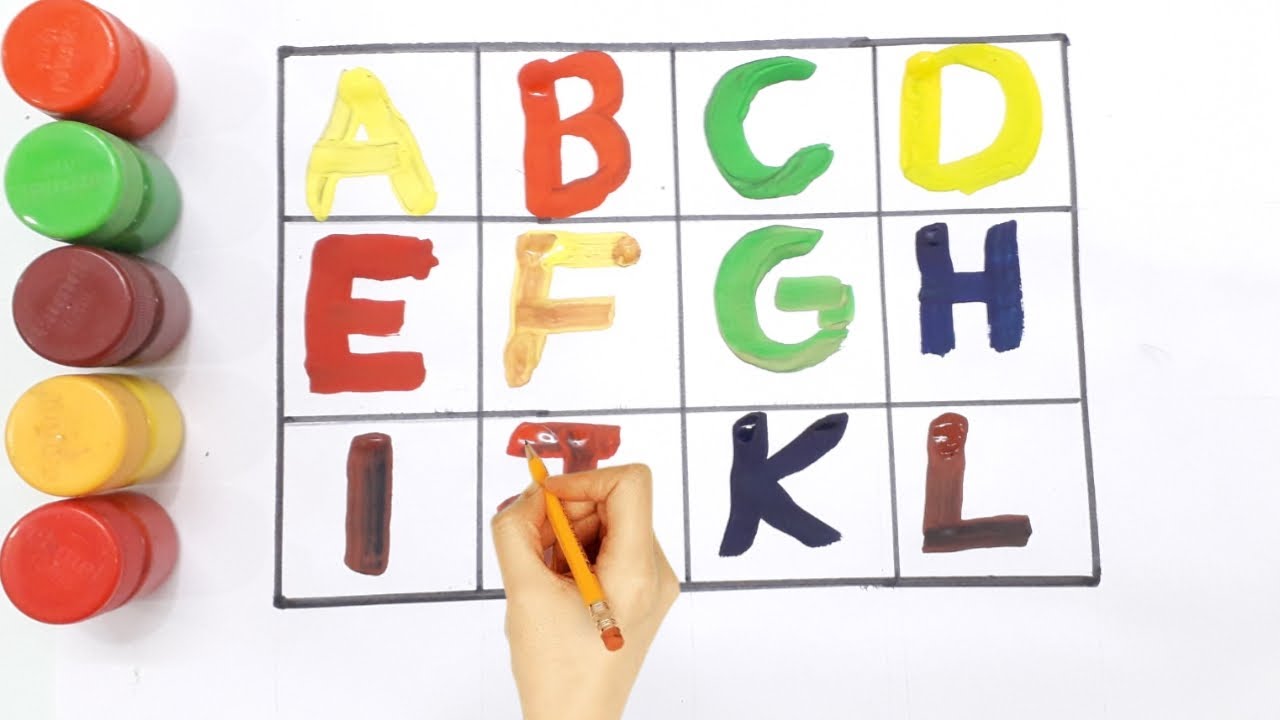 Phonics song, A to Z kids learn, Alphabets,ABCD, A for apple B for ball ...