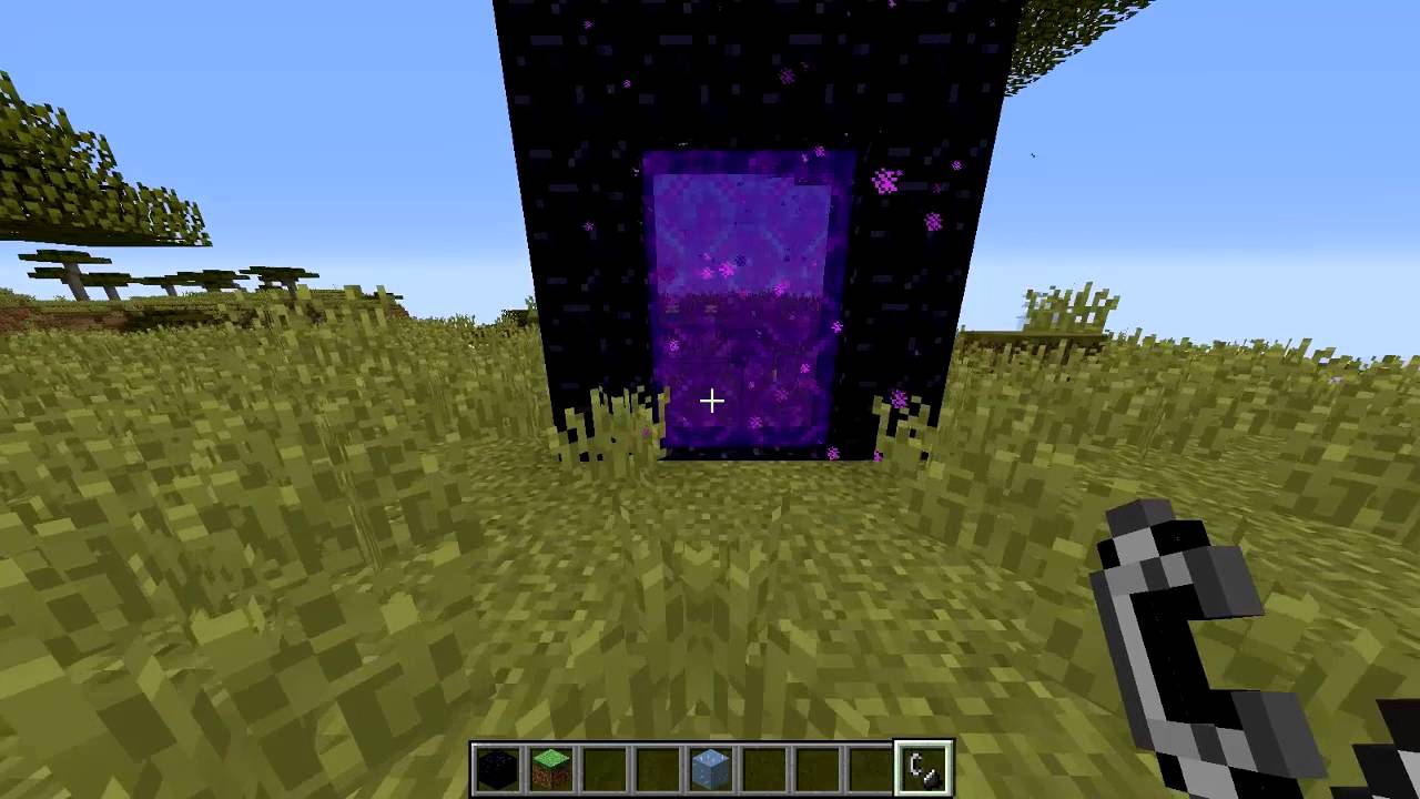 Cómo hacer un portal en Minecraft, Tutorial Minecraft - YouTube