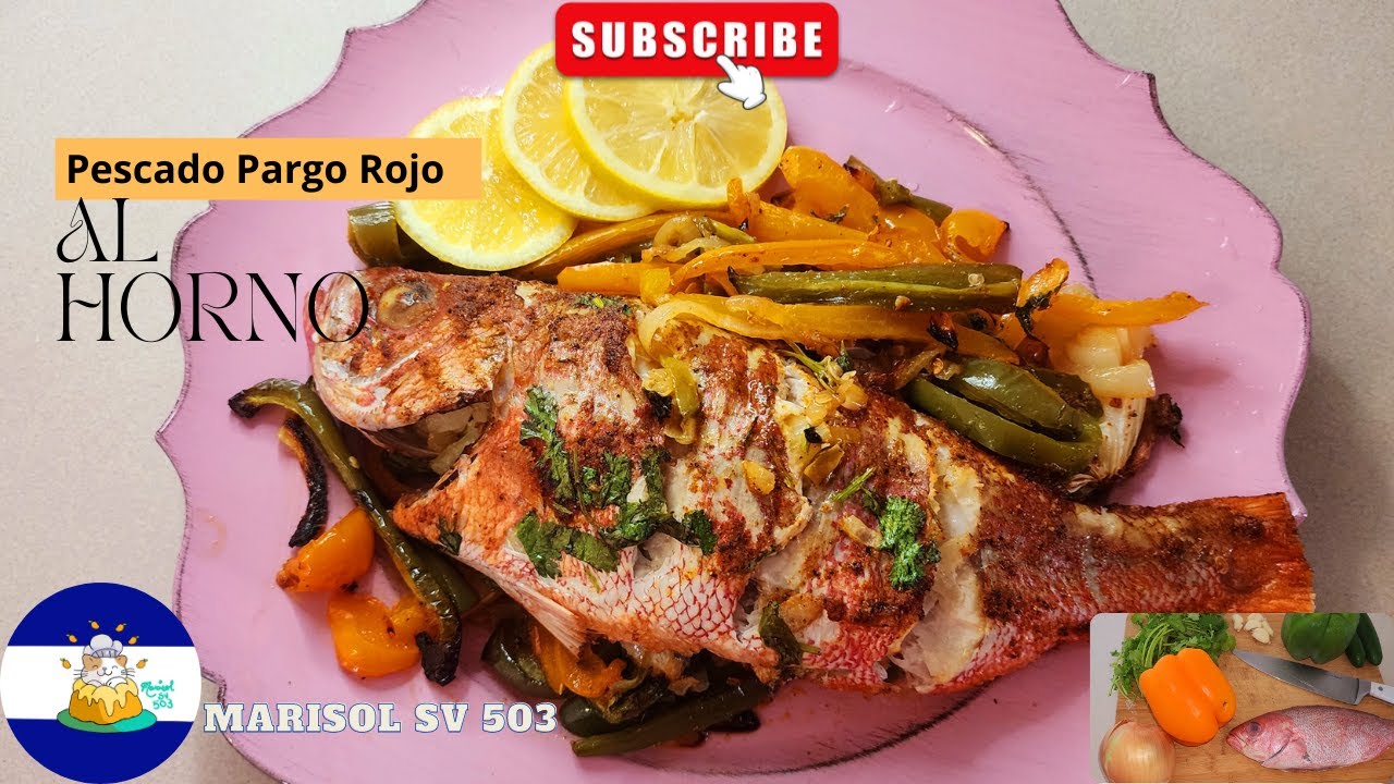 fácil de preparar Pargo rojo al horno en menos de 10 minutos#food # ...