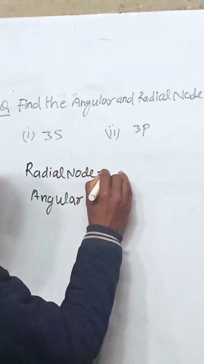 Radial Node And angular Node#gatechemistry #jrf #iitjam - YouTube