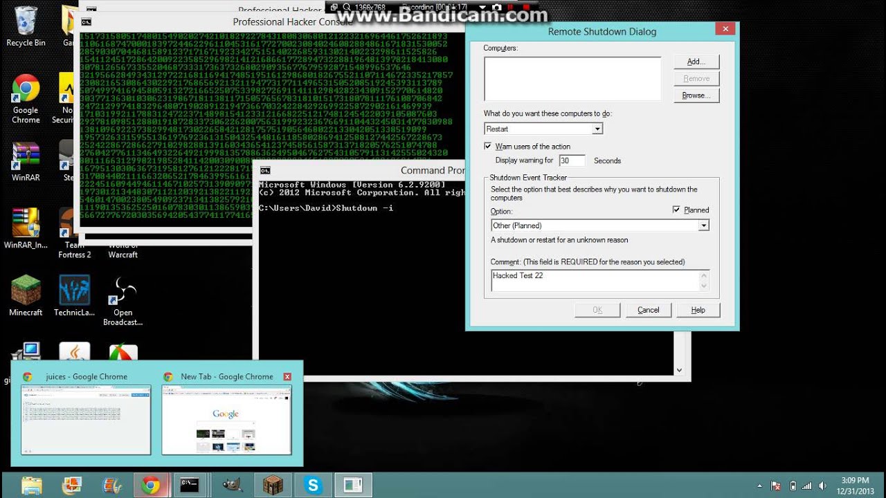 How To Remotely Shutdown A Friends Computer - YouTube