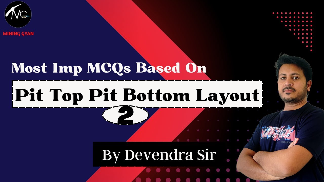 MS OM Live Course /Pit top pit bottom layout MCQs Part -2/Mining Gyan ...