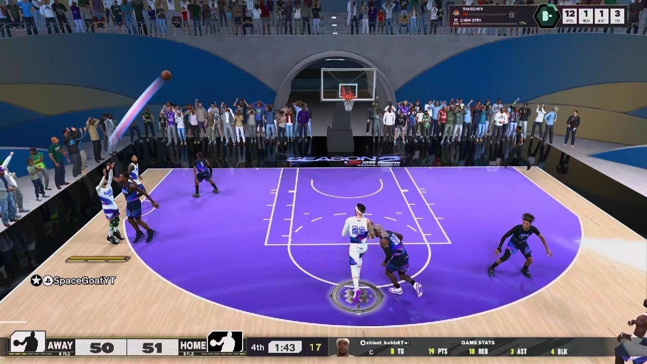 FINAL 30 SECONDS OF INSANE GAME *BUZZER BEATER* - YouTube