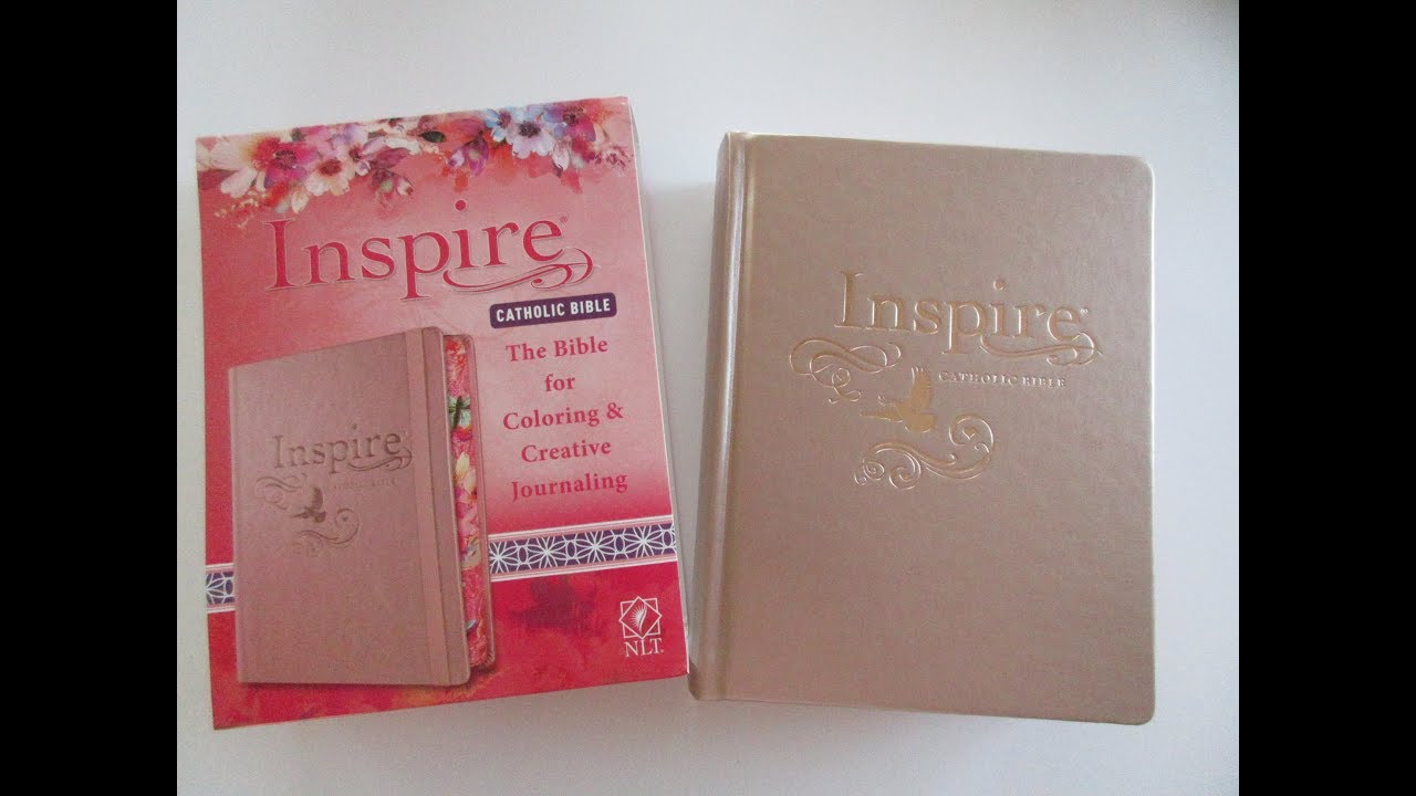 The NEW Catholic Inspire Bible from Tyndale House Review - YouTube
