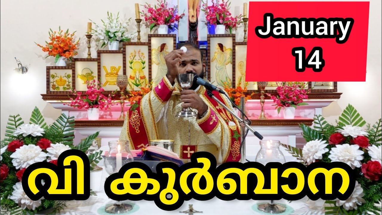 Holy Mass January 14 Wednesday Malayalam 5.30 am Syromalabar #holymass ...