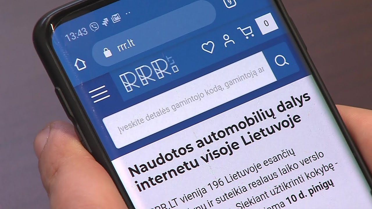 Kaip veikia RRR.LT naudotų autodalių portalas? - YouTube
