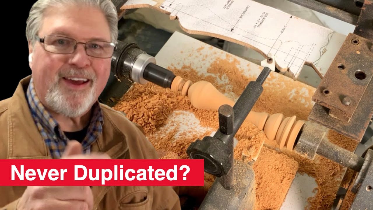 Shopsmith Lathe Duplicator Set-up & Spindle Turning, Part 2 - YouTube
