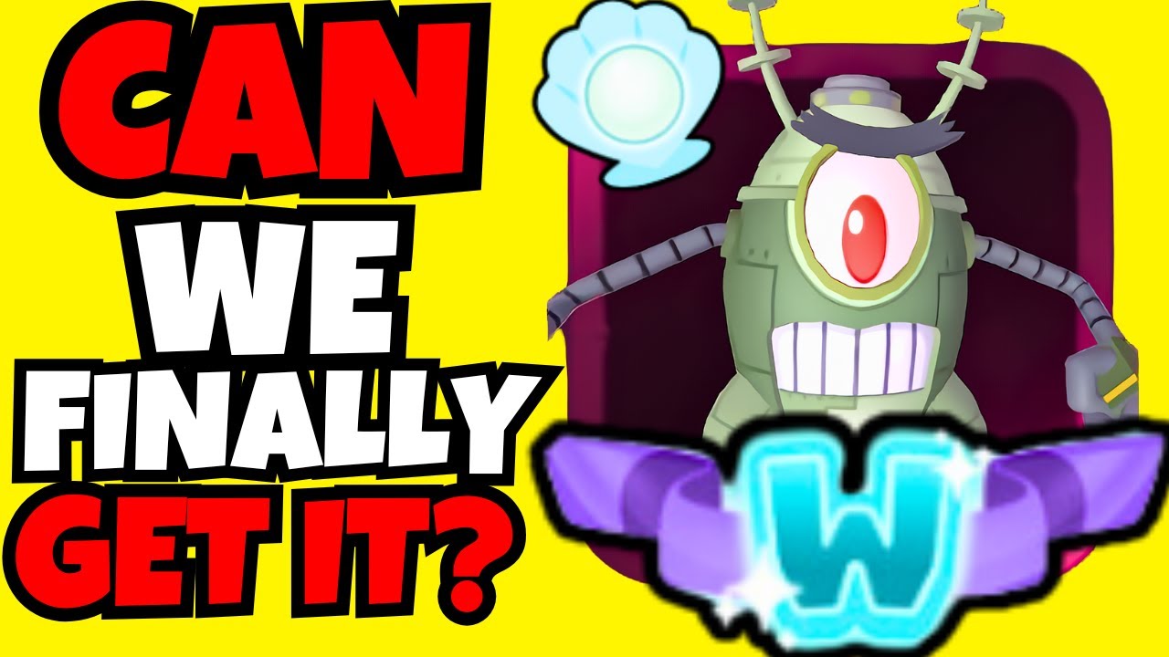 300,000 GEMS to get SHINY WUMBO CYBORG PLANKTON! UPDATE 6 SpongeBob ...