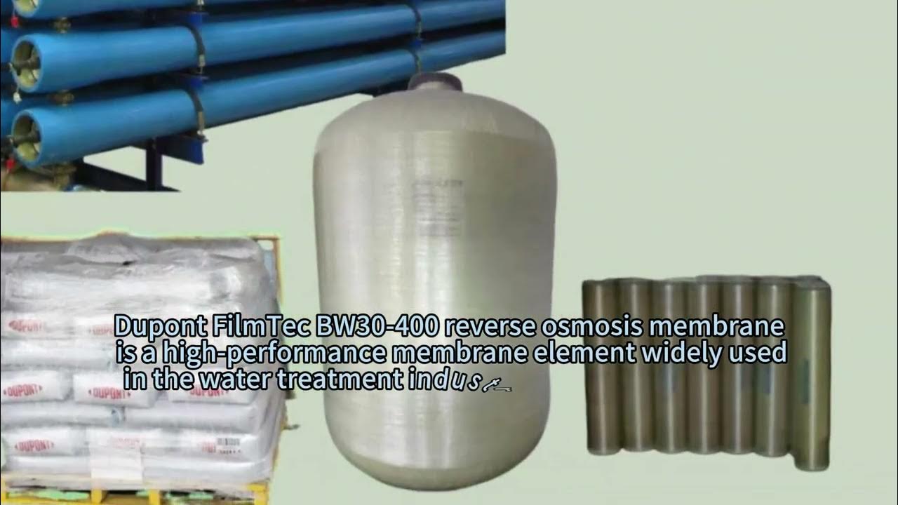 Dupont FilmTec BW30-400 reverse osmosis membrane is a high-performance membrane element widely ...