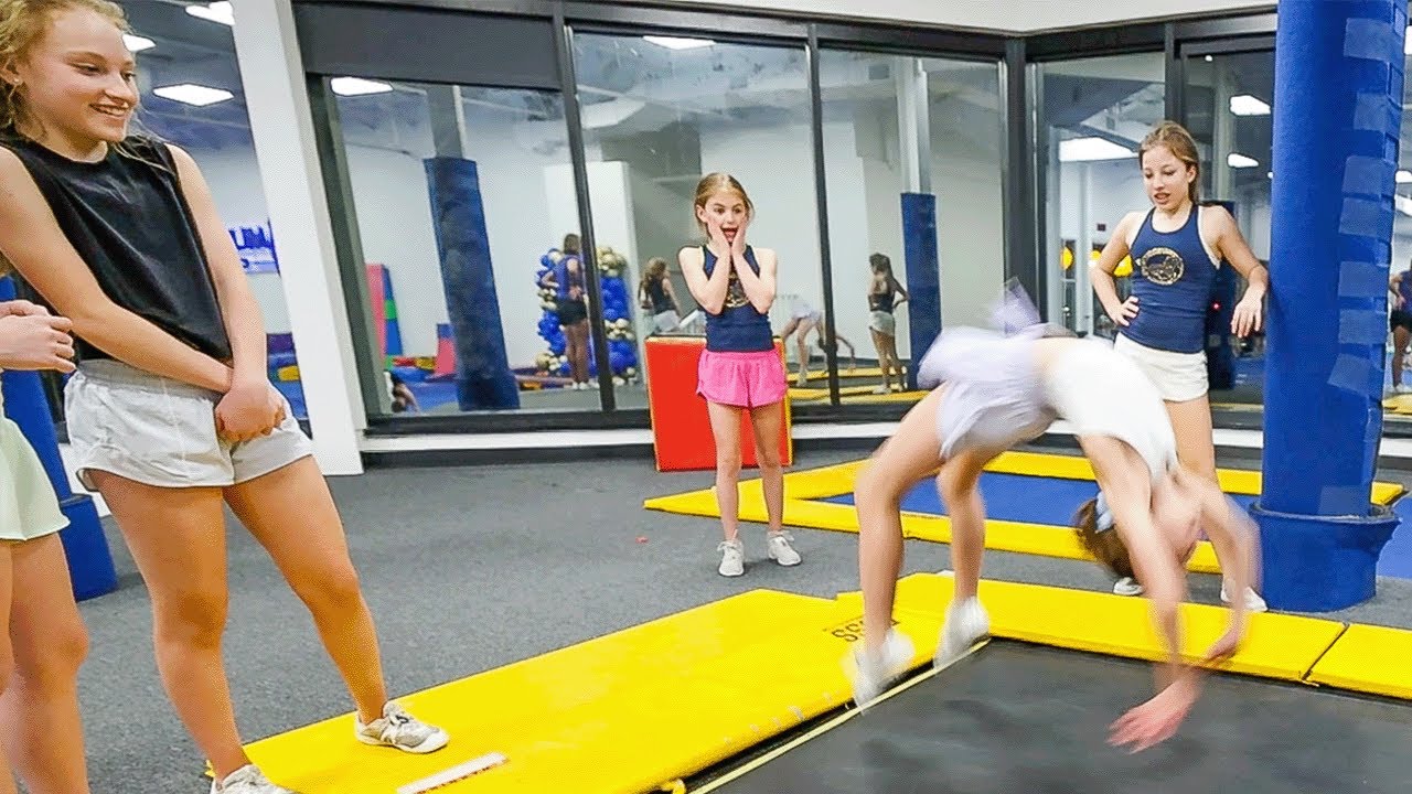 WHY DID SHE DO 24 BACK HANDSPRINGS?!? - YouTube