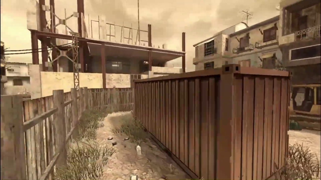 COD 4 promod - Backlot multiplayer SMG gameplay - YouTube