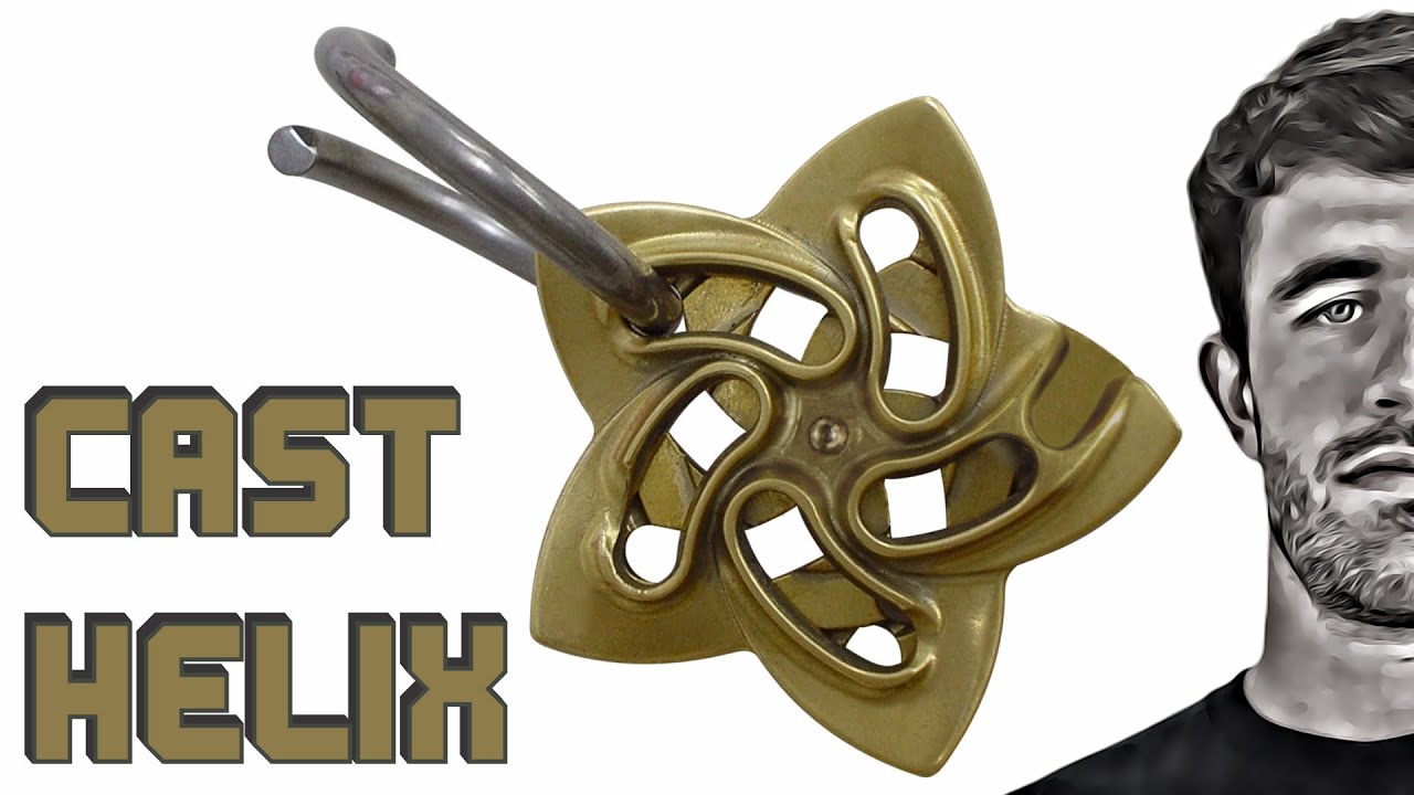 Cast Helix from Hanayama - Solution - YouTube