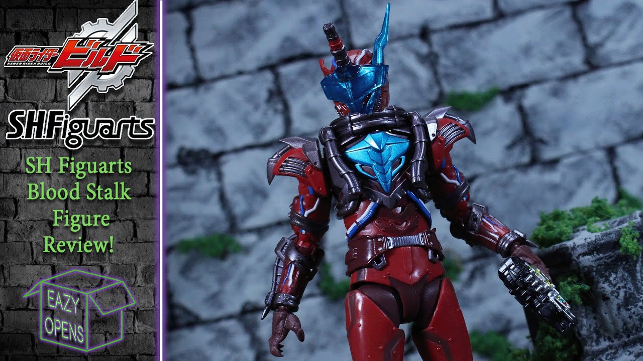 SH Figuarts Blood Stalk Kamen Rider Build Action Figure Review! - YouTube