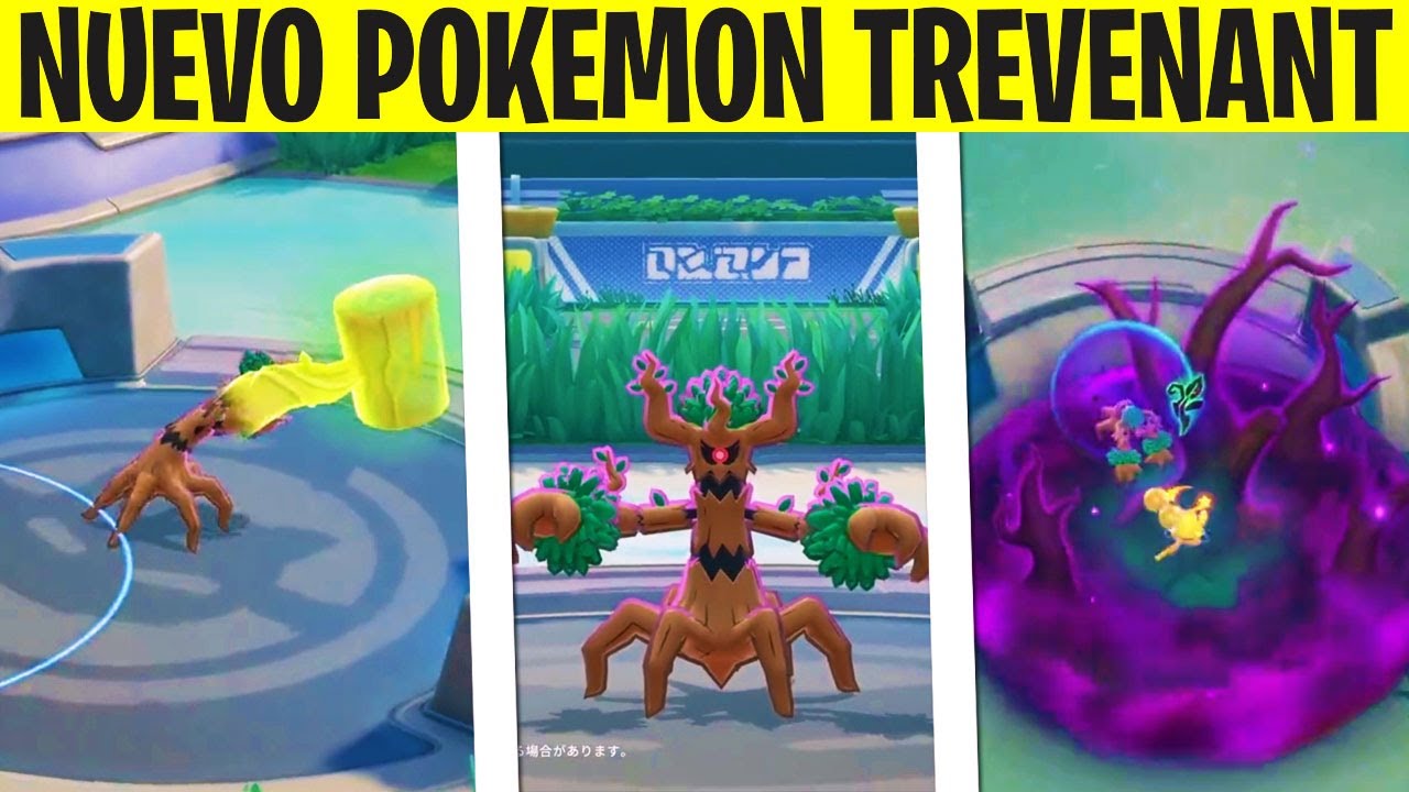 NUEVO POKEMON TREVENANT y PHANTUMP en DIRECTO de POKEMON UNITE ...