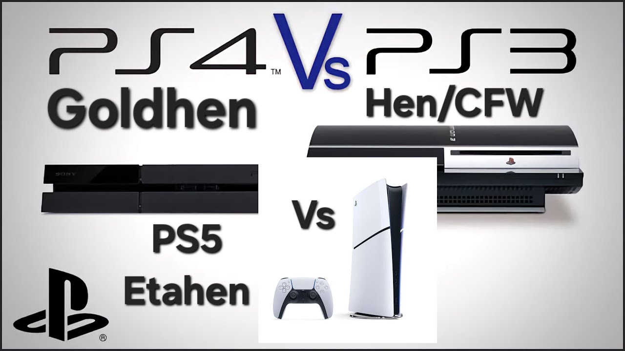 QUAL O MELHOR: PS3 CFW/HEN | PS4 GOLDHEN OU PS5 ETAHEN? - YouTube