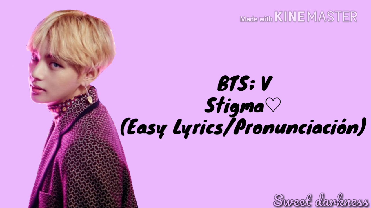 BTS; V Stigma Color Coded (Easy Lyrics/Pronunciación) - YouTube Music