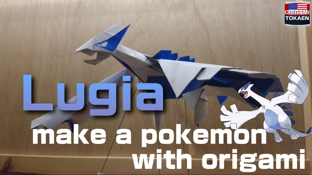 【Lugia】 make a pokemon with origami - YouTube