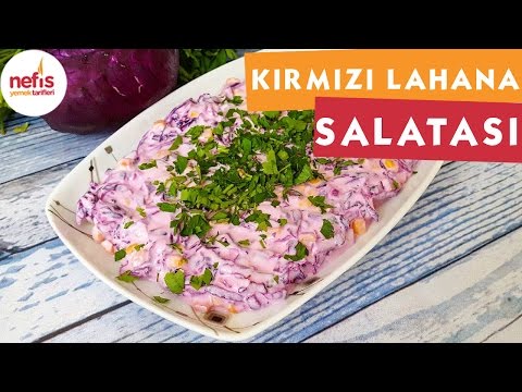 Kırmızı Lahana Salatası - Salata Tarifleri - Nefis Yemek Tarifleri