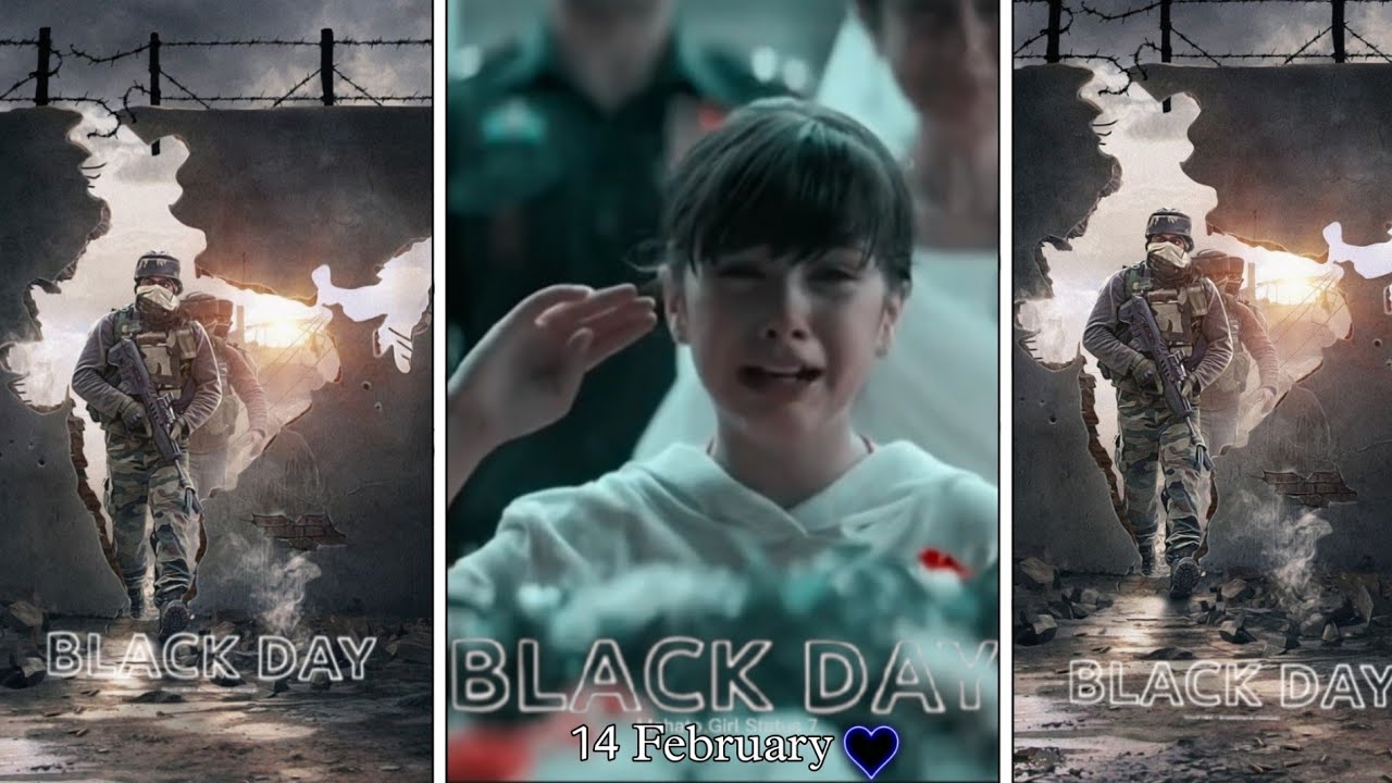 14 February Black Day status || pulwama attack status || Mahato Girl ...