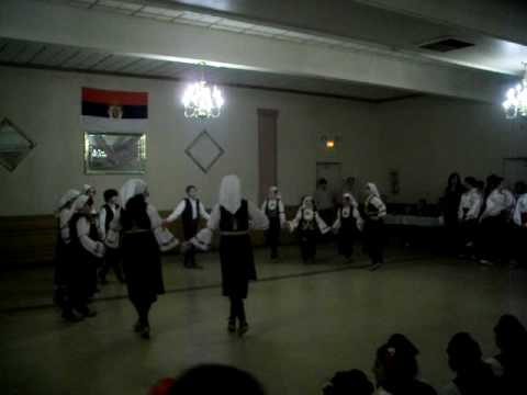 Ravanica Jr. Dance Group Detroit Michigan performing Levac 2/28/09 ...