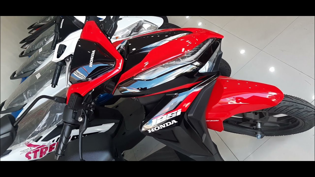 Honda Click 125 2021 Red #BagongClick125 #2021Click125 - YouTube