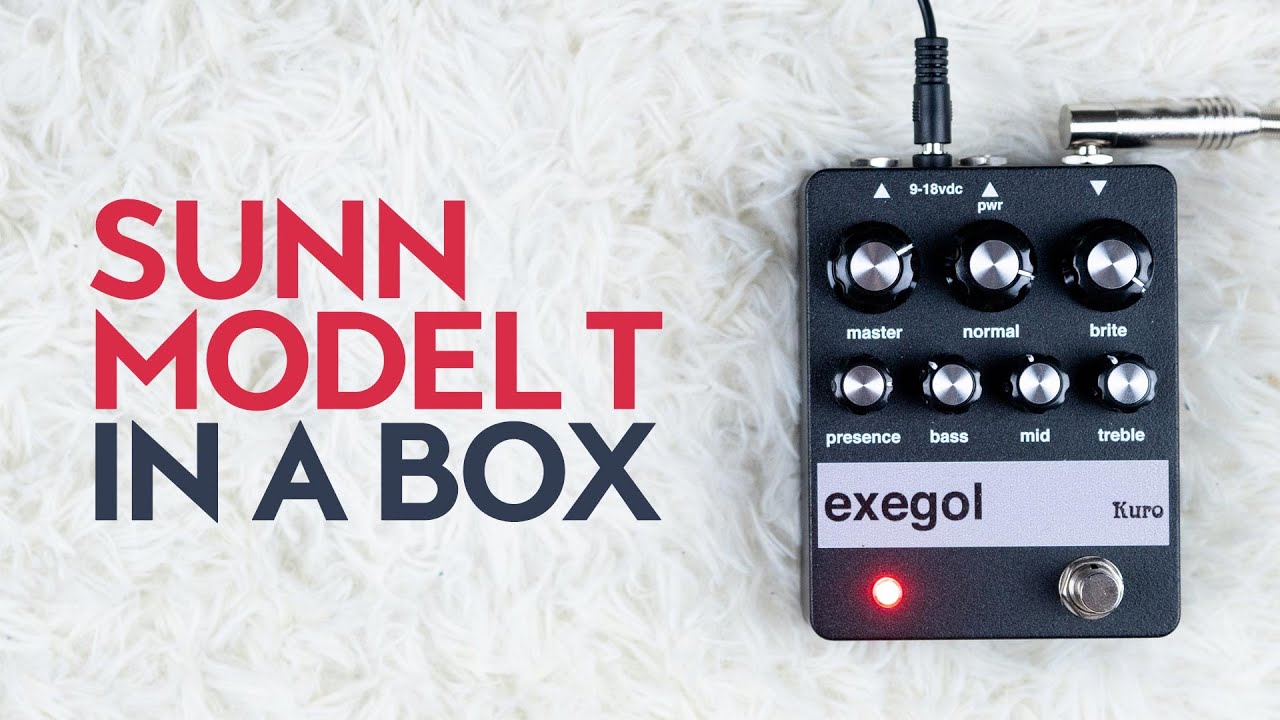 Exegol preamp by Kuro Custom Audio - a vintage Sunn Model T in a box ...