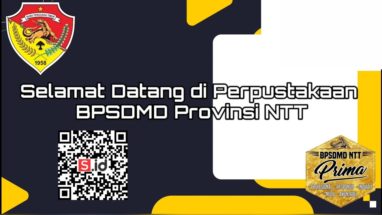 Perpustakaan Badan Pengembangan SDM Daerah Provinsi Nusa Tenggara Timur ...