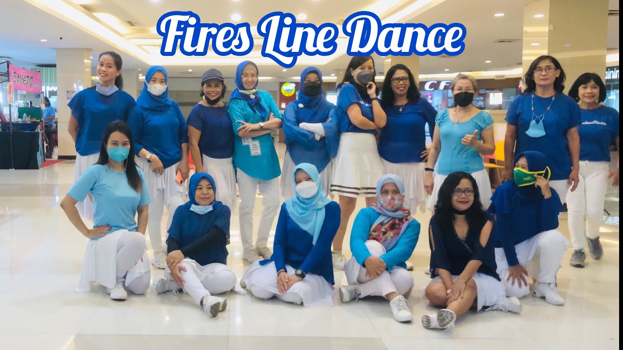 FIRES LINE DANCE DEMO | Barbara R. K. Wallace | Armall LD Class - YouTube
