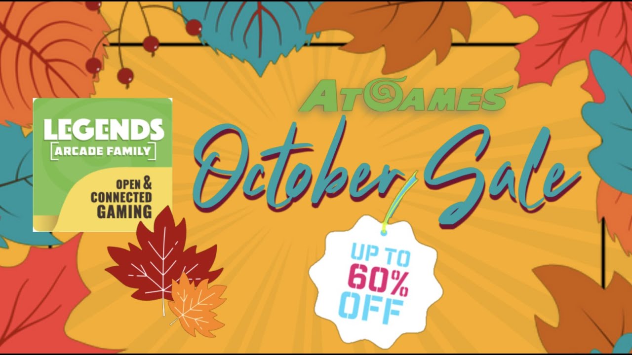 AtGames October Sale Coming Soon! Deals you won’t want to leaf behind ...