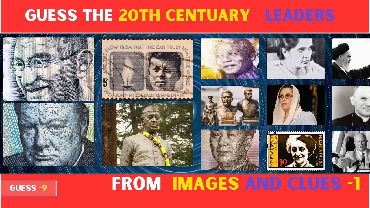 GUESS The 20th CENTURY Leaders -1 | Guess Day 12 |The Quiz Forum - YouTube
