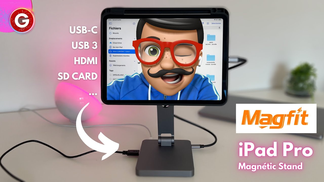 Mon iPad Pro en mode Mac ! (Magfit iPad Stand) - YouTube