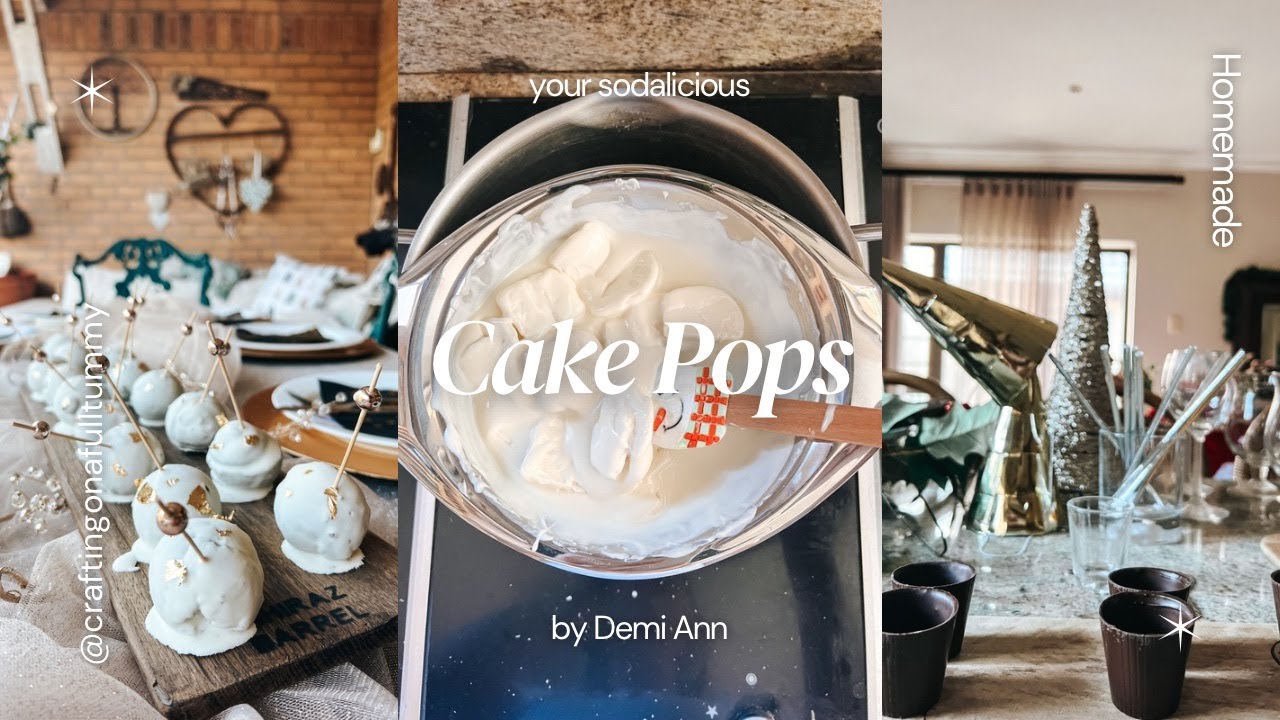 Cake Pops // Sparkling into 2025 // New Years Treats - YouTube