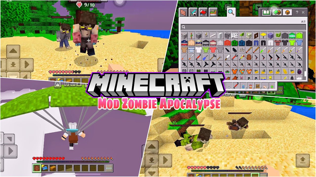 MOD Zombie Apocalypse នៅលើទូរស័ព្ទ MCPE1.21+ - YouTube