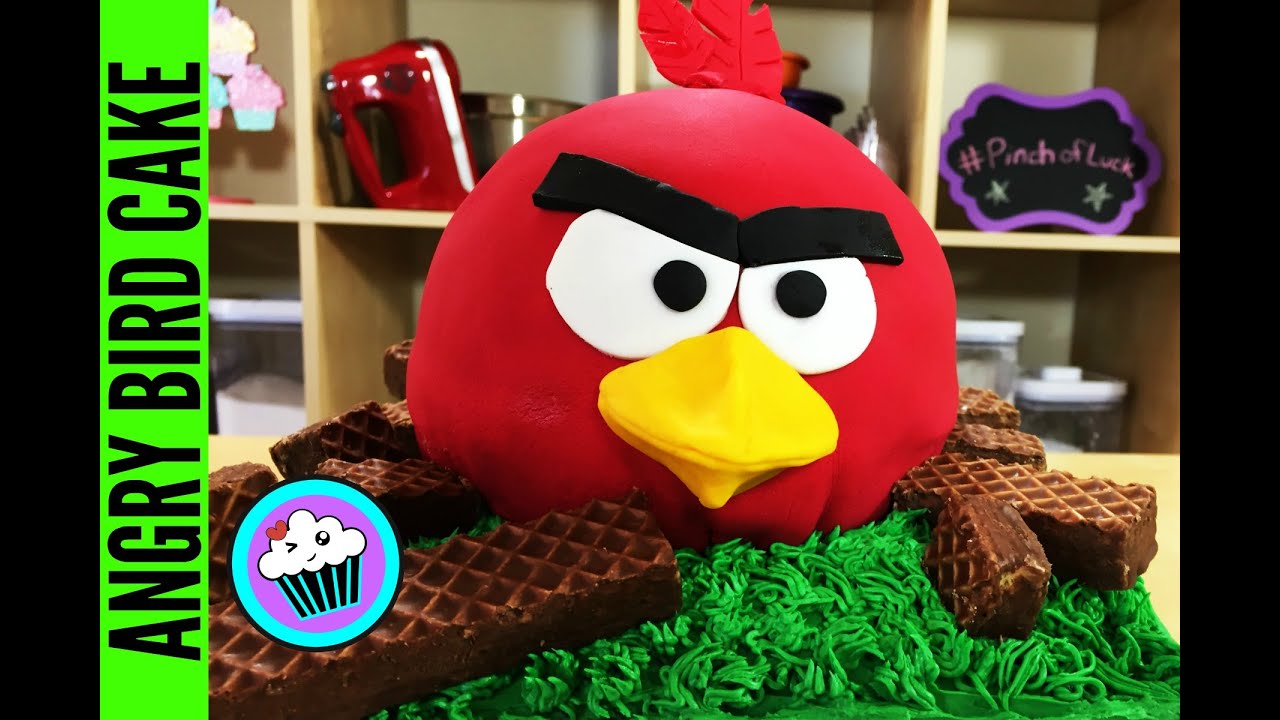 How to make an Angry Bird Cake | Pinch of Luck - YouTube