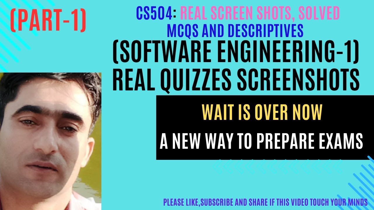 CS504 Software Engineering-1 real screenshots Part-1 - YouTube