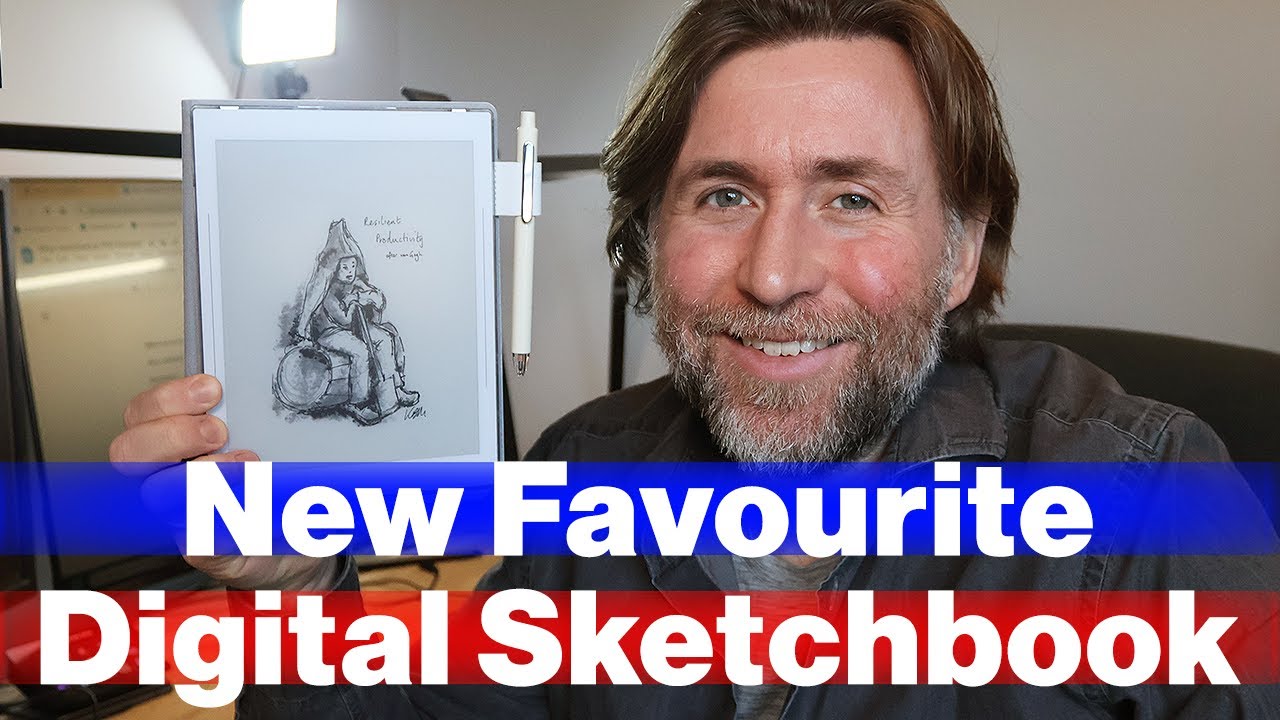 Drawing on Supernote A6 X2 - The New Atelier App - YouTube