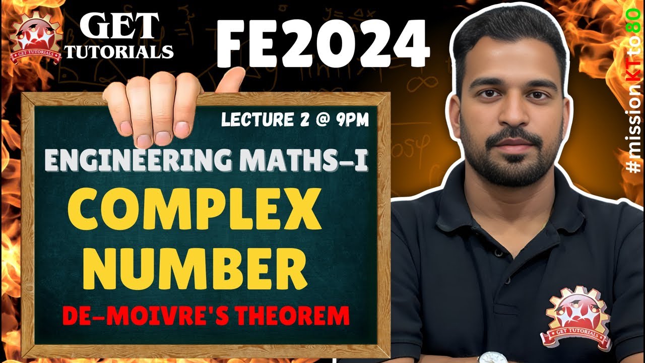 Complex Number Lec2- De Moivre’s Theorem || Engineering Maths-I by Surendra Sir - YouTube