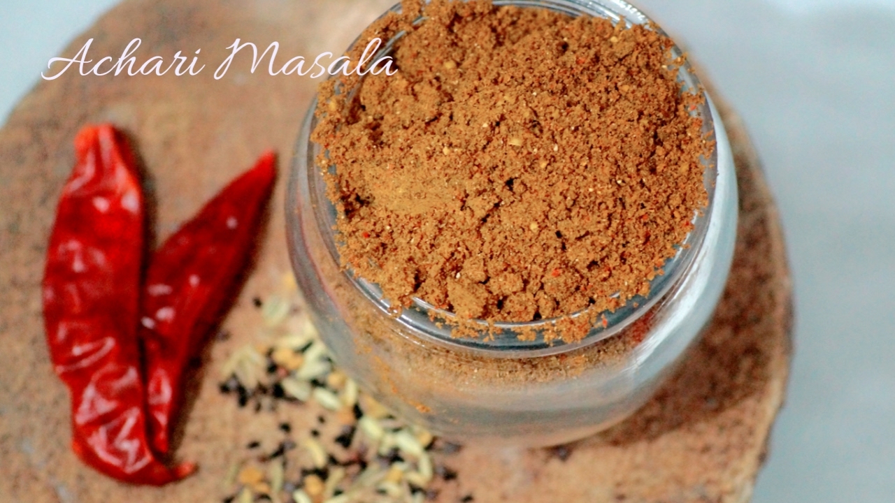 Homemade Achaari Masala Powder(Indian Achari Masala Powder) - YouTube