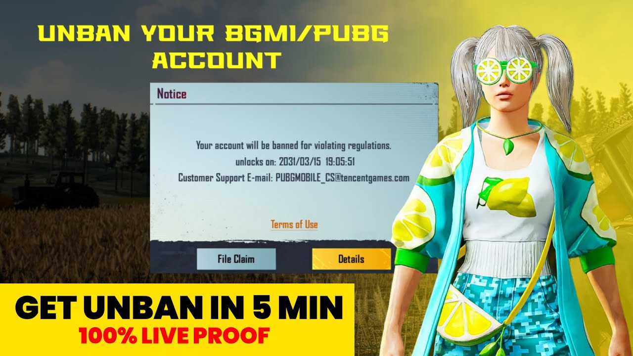 HOW TO UNBAN PUBG ACCOUNT UNBAN 10 YEAR BAN PUBG ACCOUNT UNBAN ...