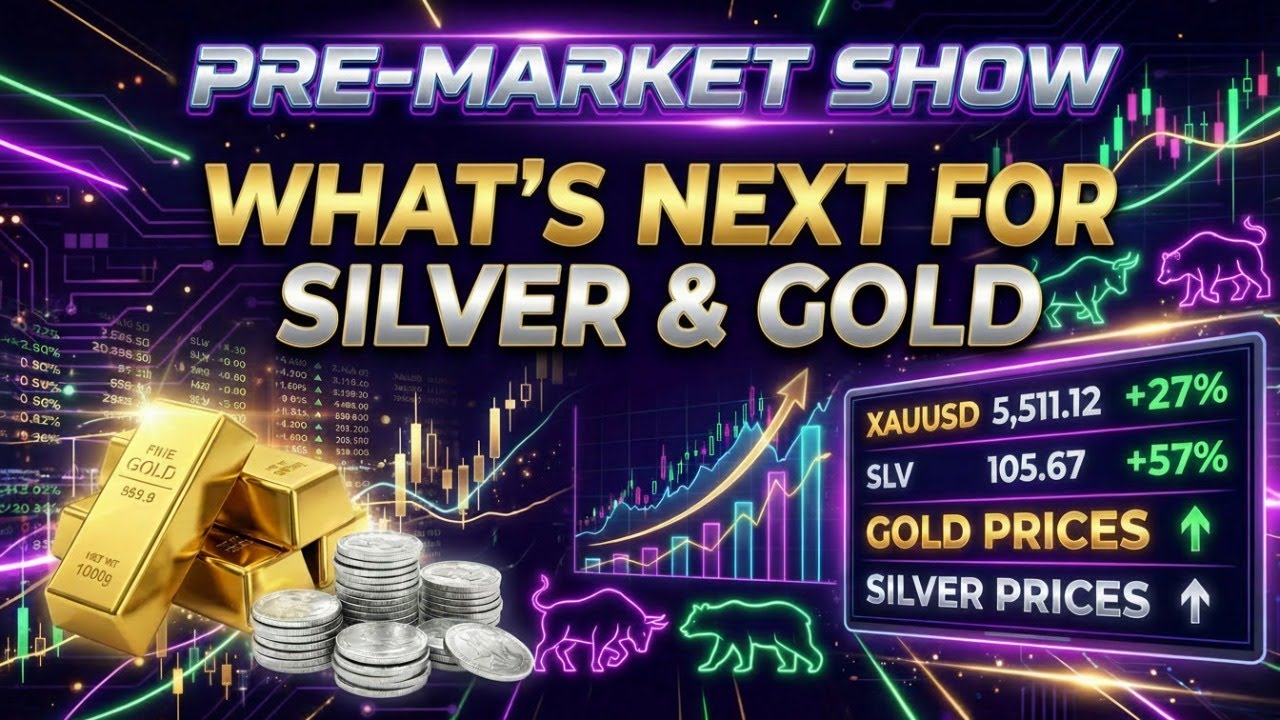 WHAT'S NEXT FOR SILVER & GOLD!? (LIVE) | 'Pre-Market Show' (ep. 80 ...