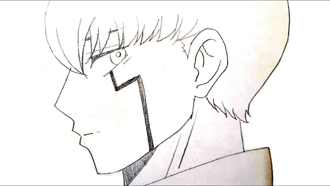 How to draw side face Mash Burnedead Mashle || Easy drawing - YouTube