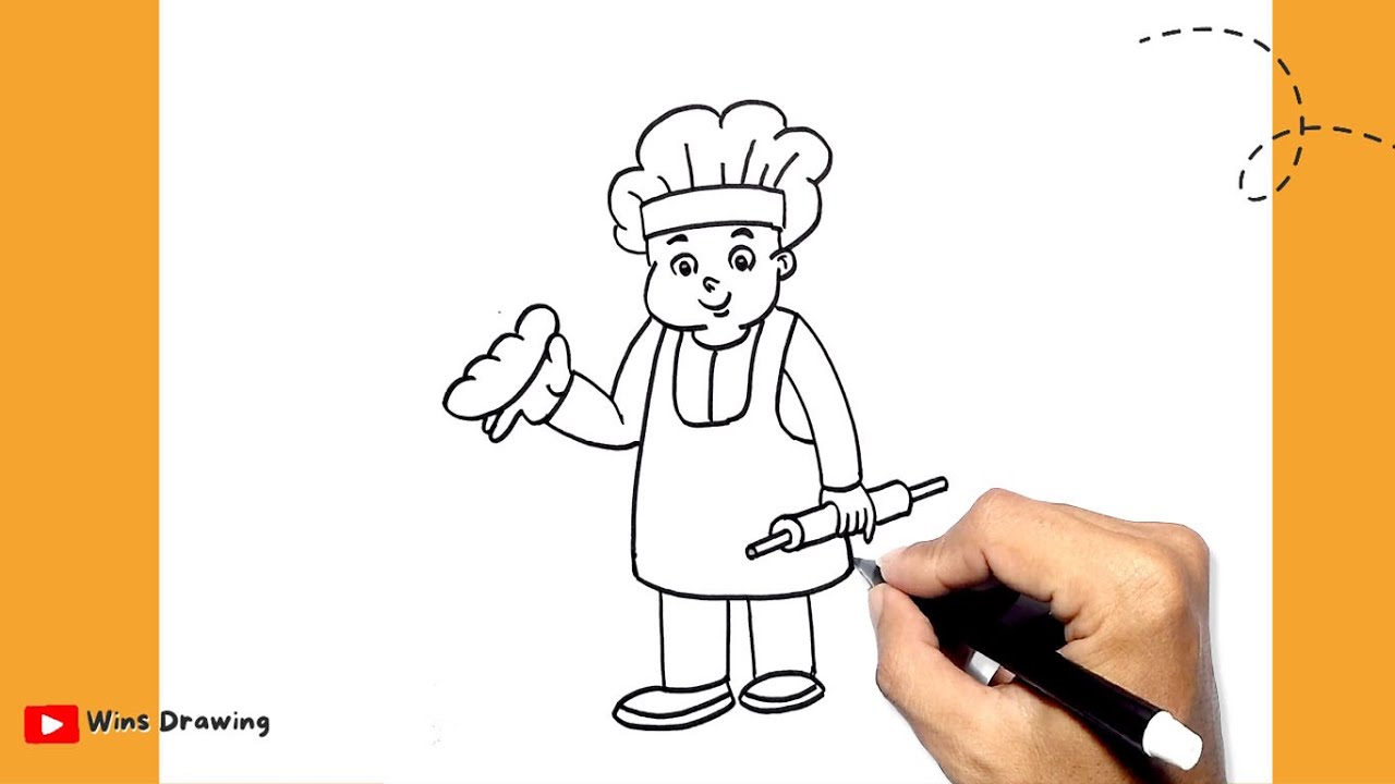 How to Draw Baker - YouTube