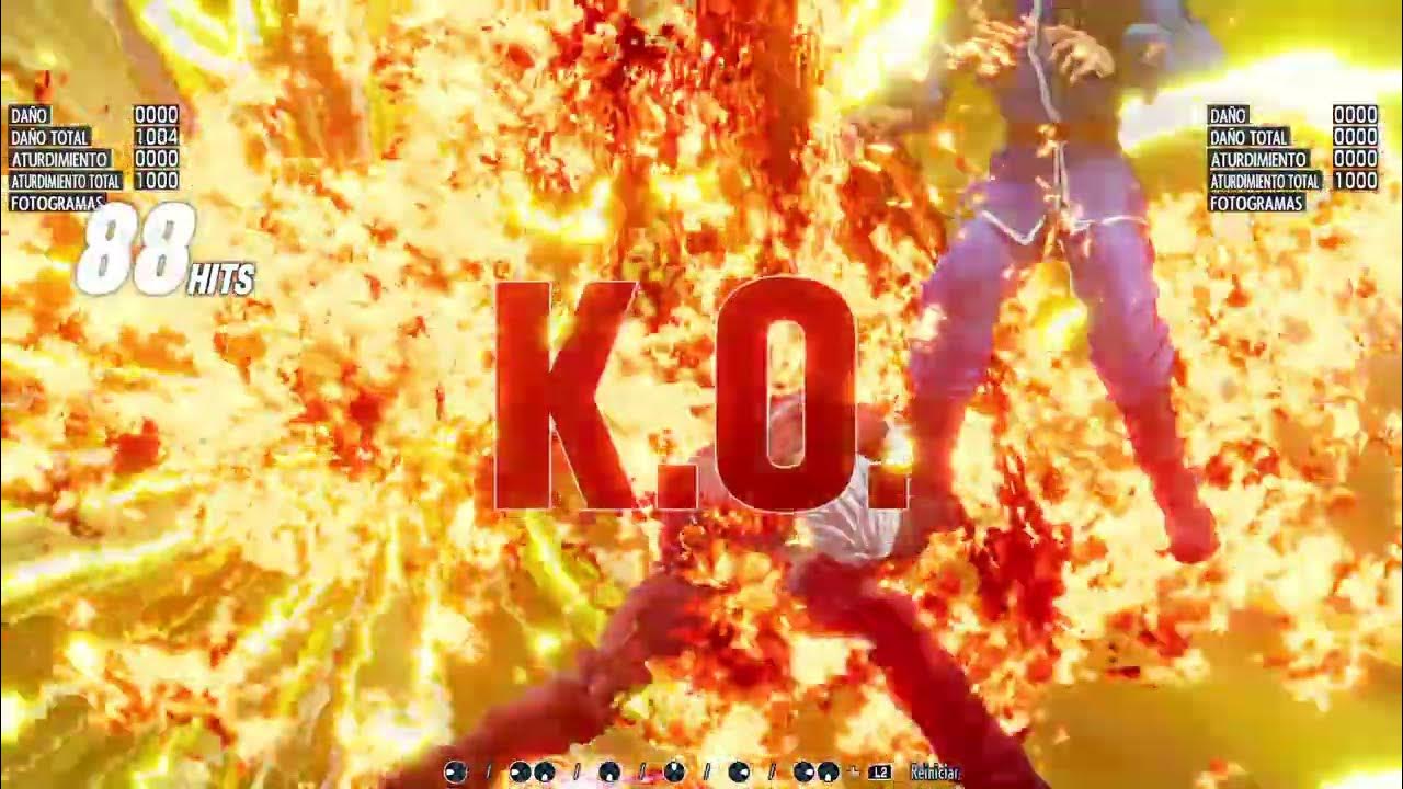 THE KING OF FIGHTERS XV_k stun combo damage 1039 - YouTube