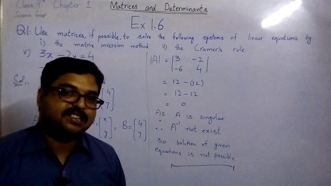 Question 1 Part 5 and 6 Exercise 1.6 9th Class Maths || Chapter 1 ...