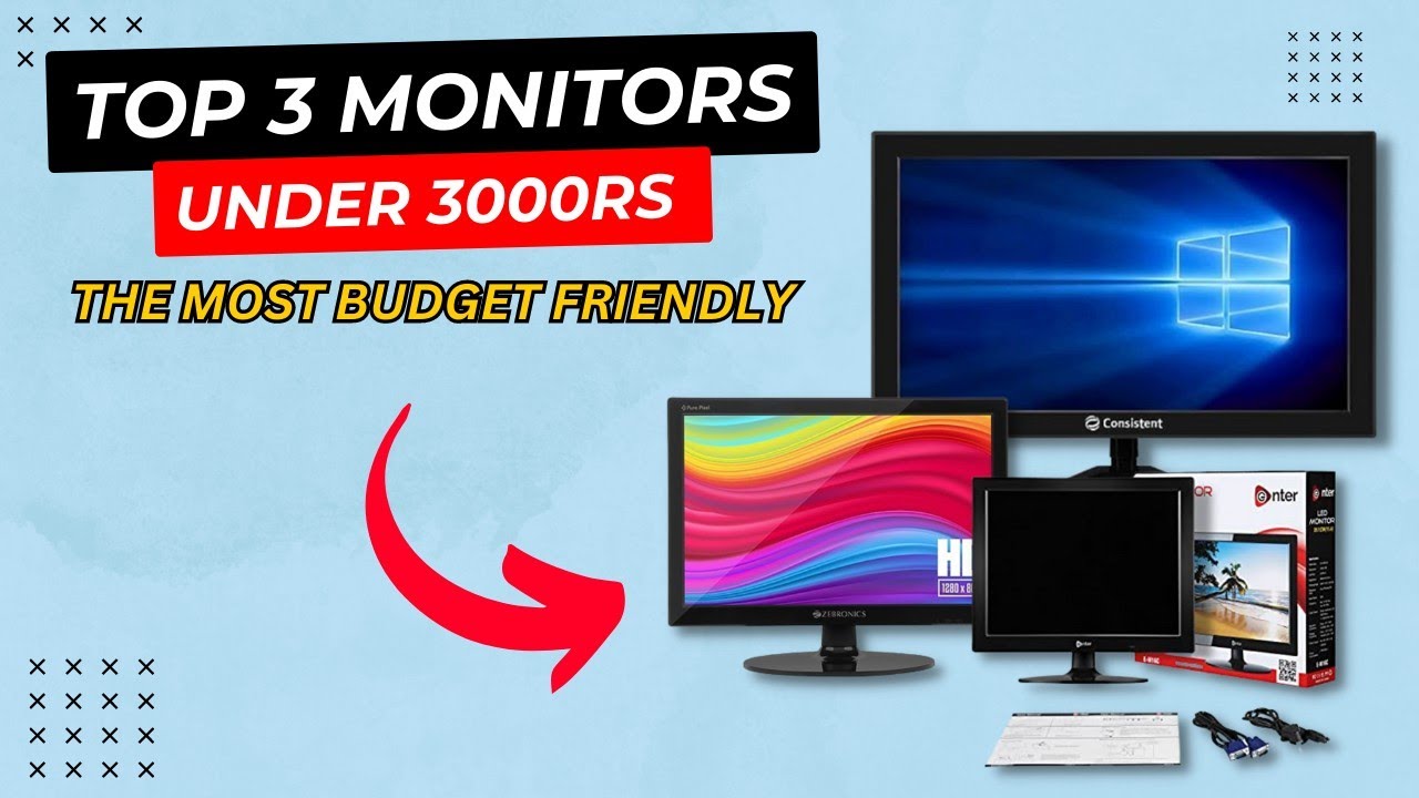 Best Monitors Under 3000rs 🔥 Budget Friendly Monitors || Best Monitors ...