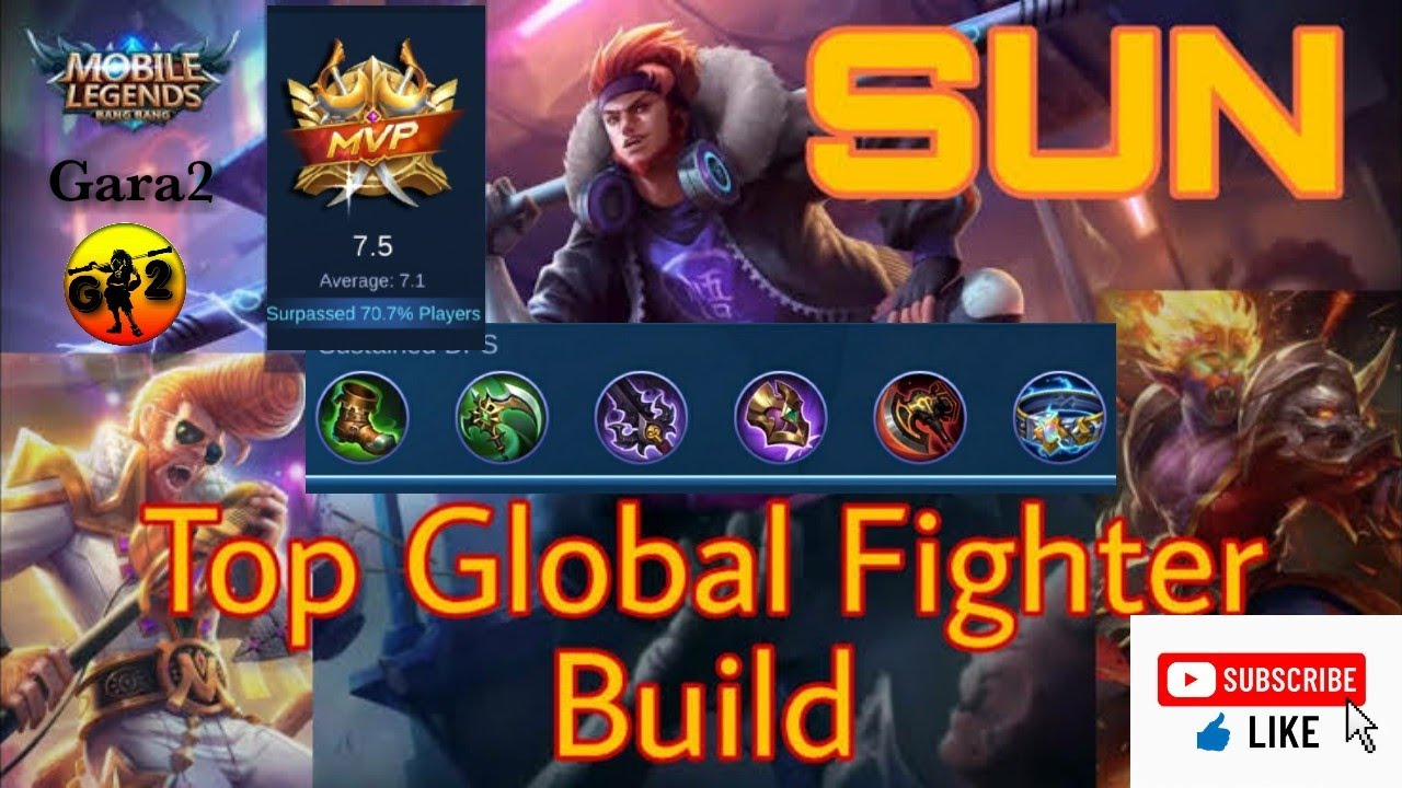 Top 1 Global Sun best gameplay and build 2021 by Gara2. - YouTube