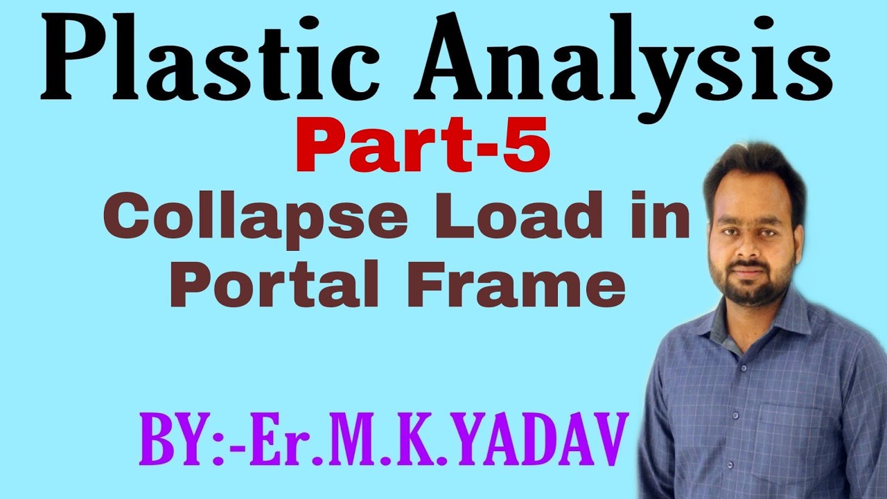 Plastic analysis (part-5)-Collapse load in portal frame - YouTube